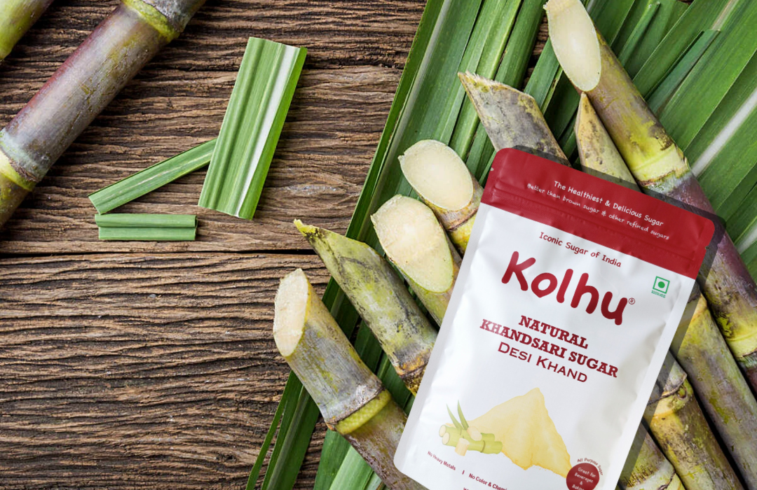 India's No.1 Desi Khand (Khandsari Sugar) – Kolhu Foods